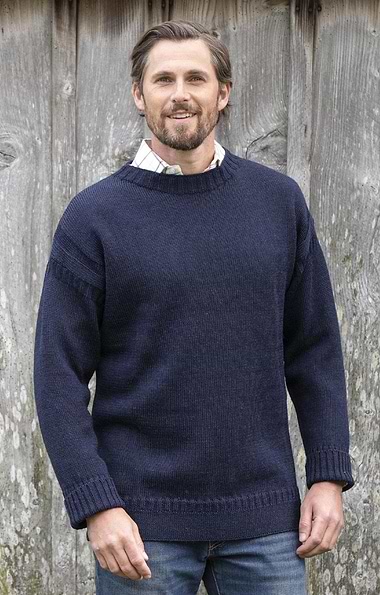 Pure New Wool Guernsey Jumpers | House Of Bruar